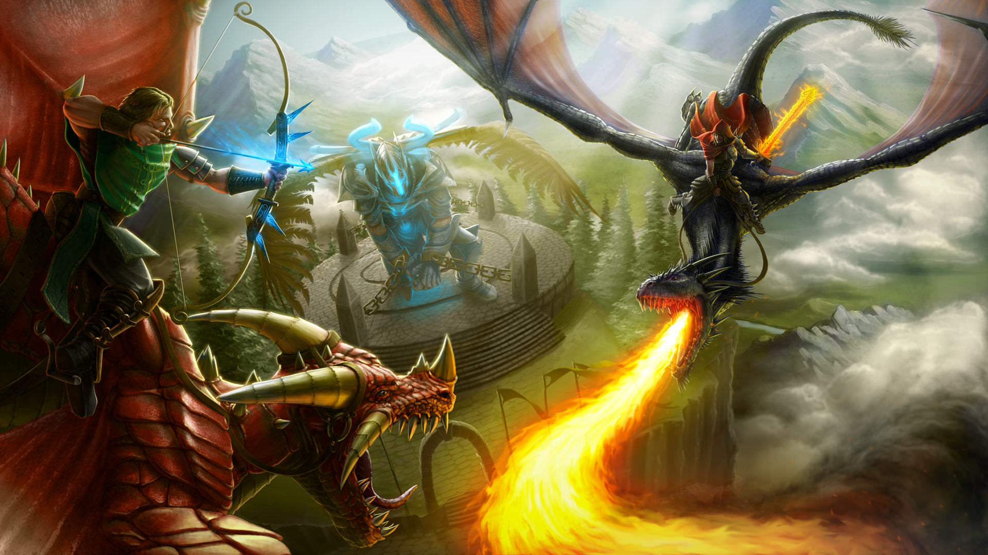 MOBA Dragons and Titans chega à Steam ⋆