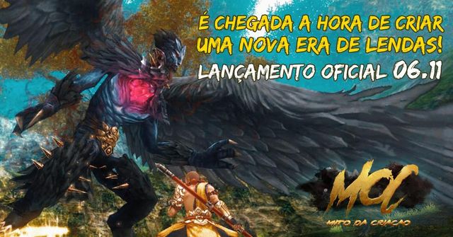 "Mito da Criação", MMORPG em português com PvP com 600 jogadores, será ...