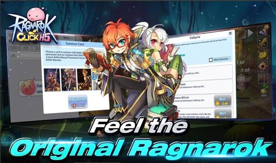 Ragnarok: Click H5: Pré-registro, data de lançamento e mais