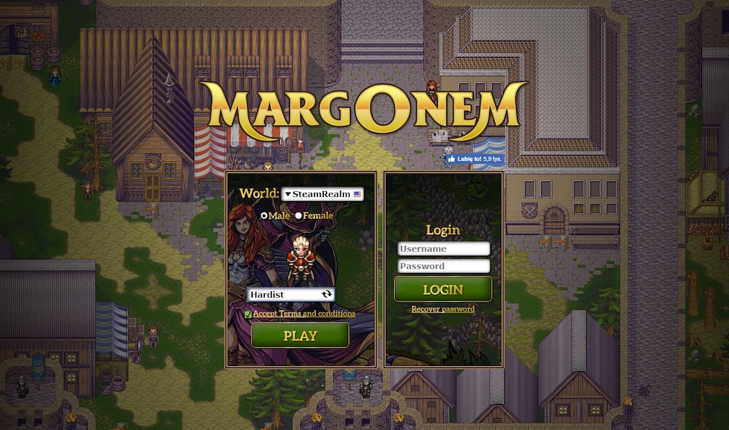 Margonem, MMORPG com “média de apenas 2 players conectados no Steam ...