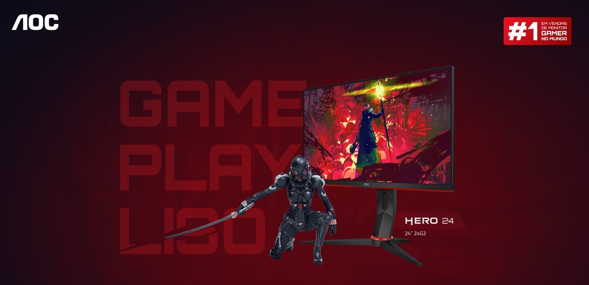 Oferta Imperdível: Monitor Gamer AOC Hero de 24" e 144hz está com 11% ...