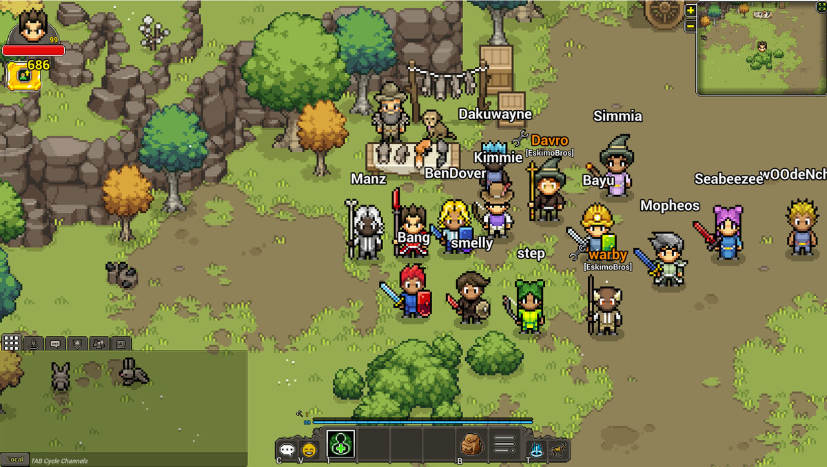 Heartwood Online, um curioso MMO com construções em pixel art, vai ...