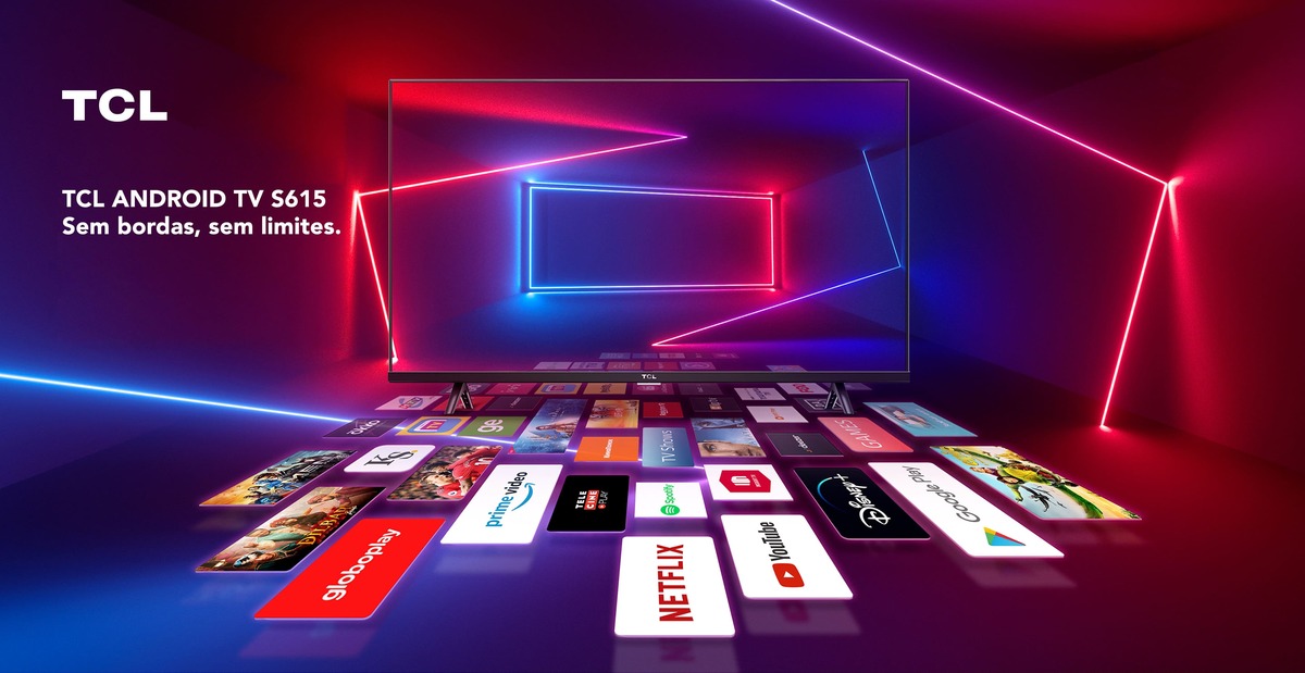Preço reduzido! SmartTV LED TCL S615 de 43 polegadas com Android TV ...
